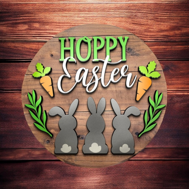 Hoppy Easter Door hanger. #517 – Brown Eyed Girls Crafting