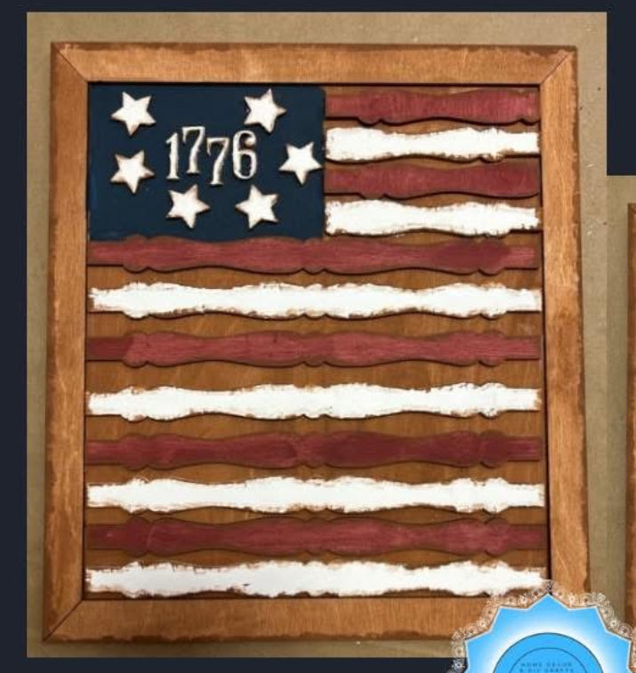 Spindle Flag – Brown Eyed Girls Crafting